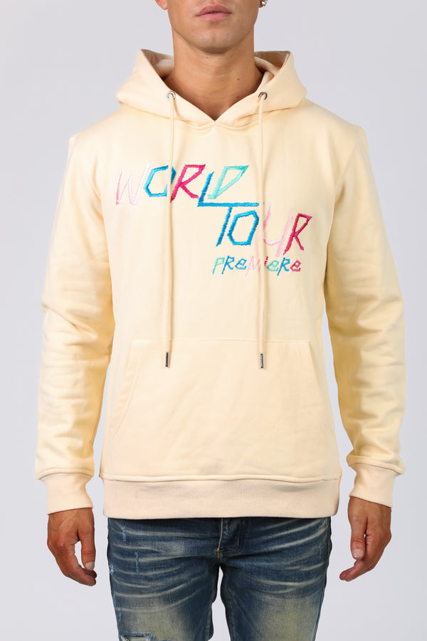 World Tour Logo Embroidered Hoodie – ShopWorldTour.com