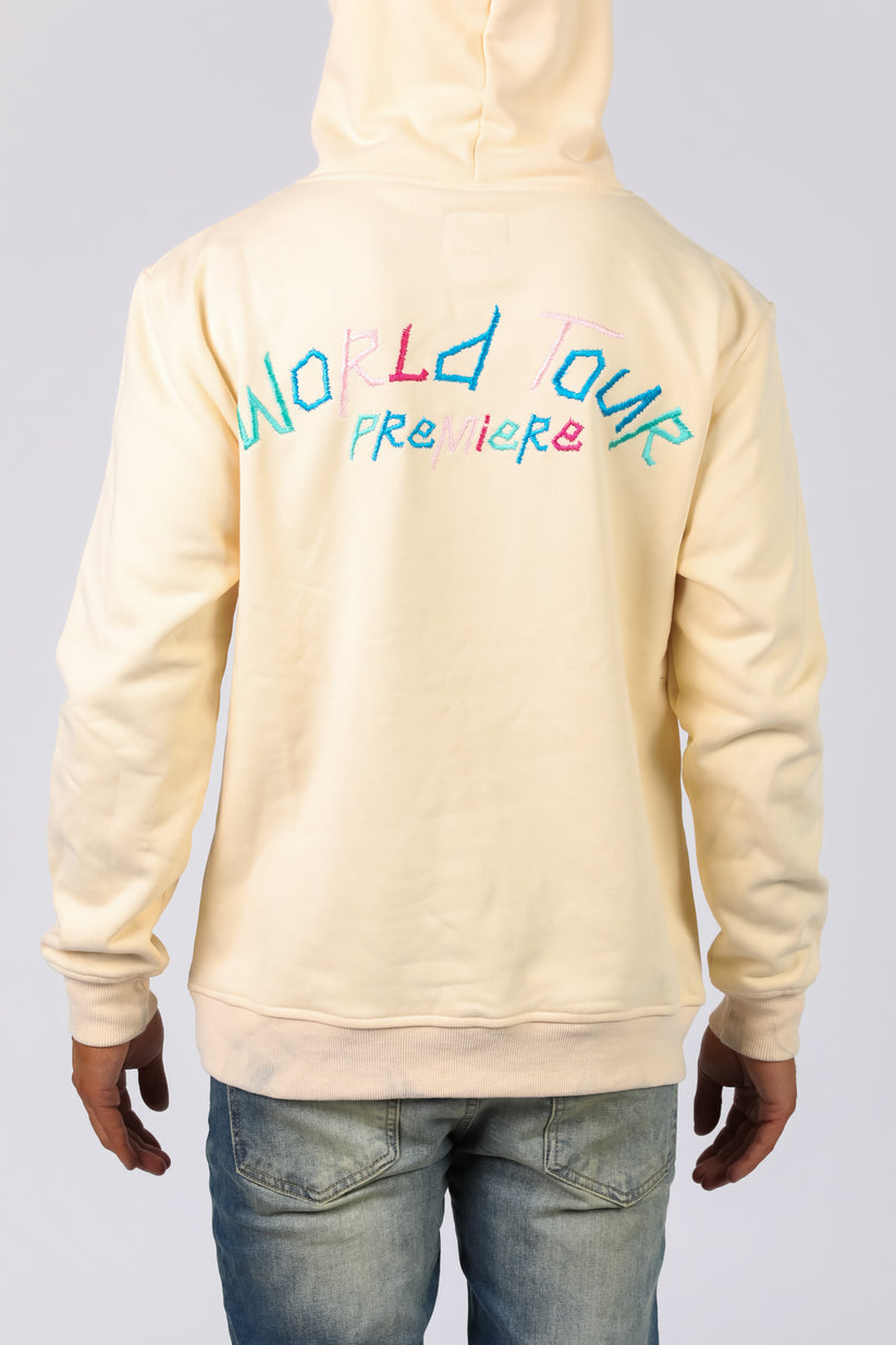 World Tour Logo Embroidered Hoodie – ShopWorldTour.com