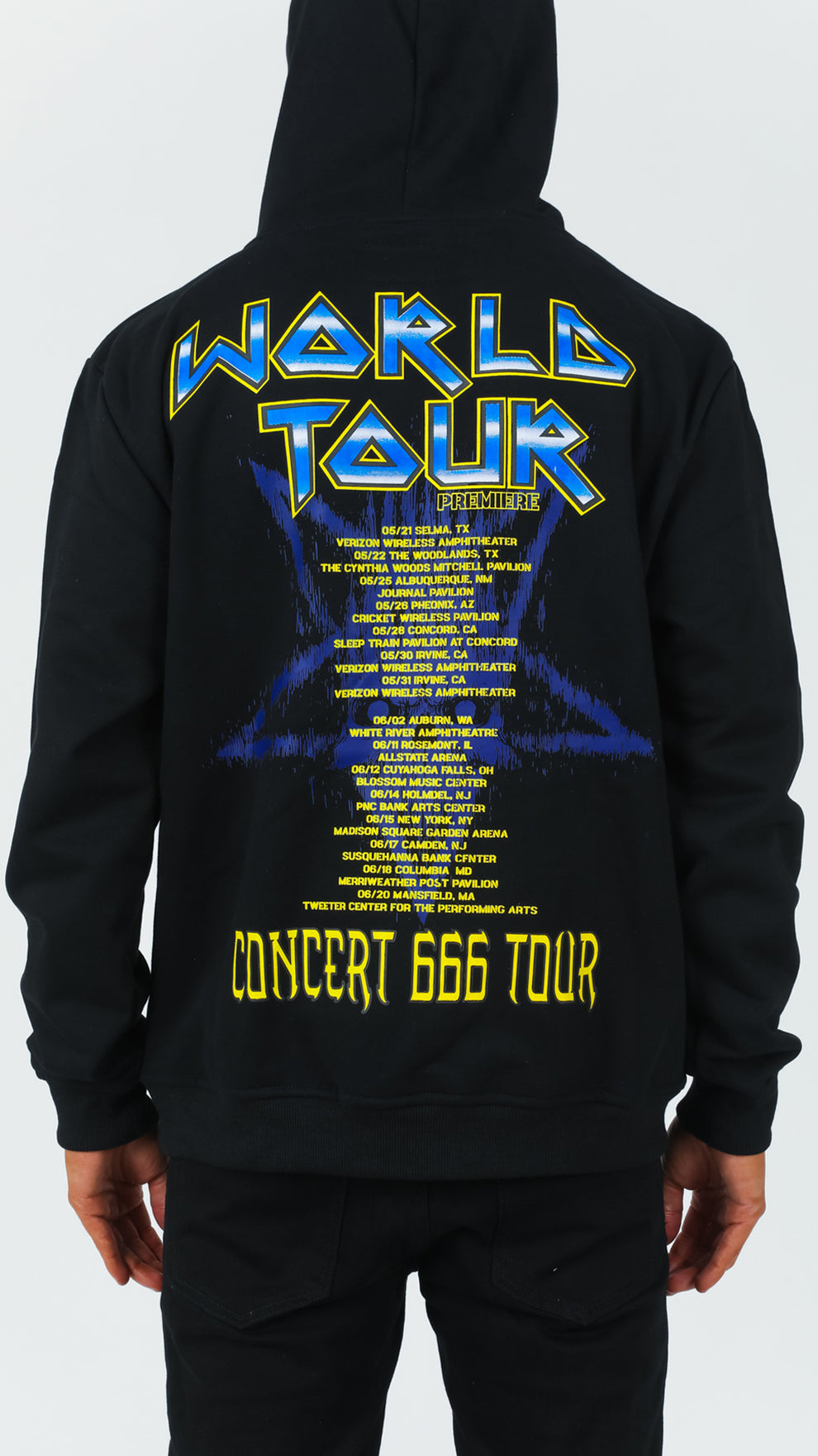 Black Concert 666 Hoodie – ShopWorldTour.com